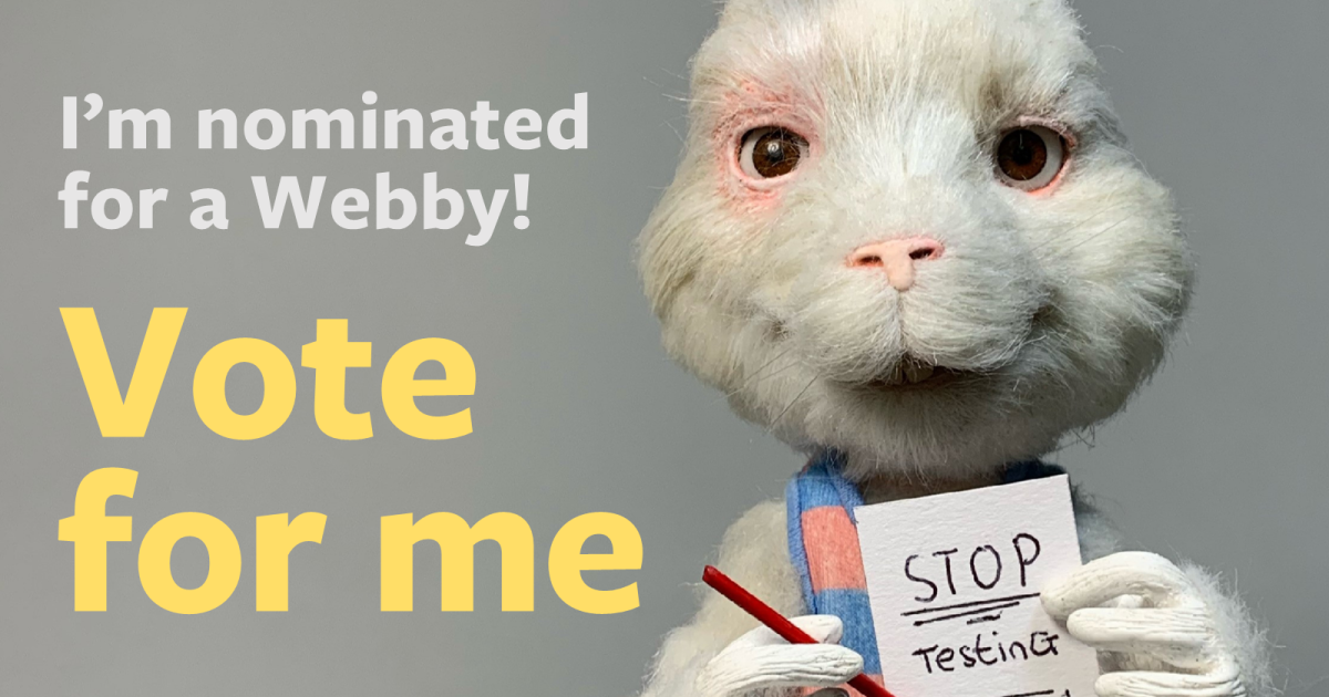Save Ralph nominated for best Public Service & Activism video in the 26th annual Webby Awards ...